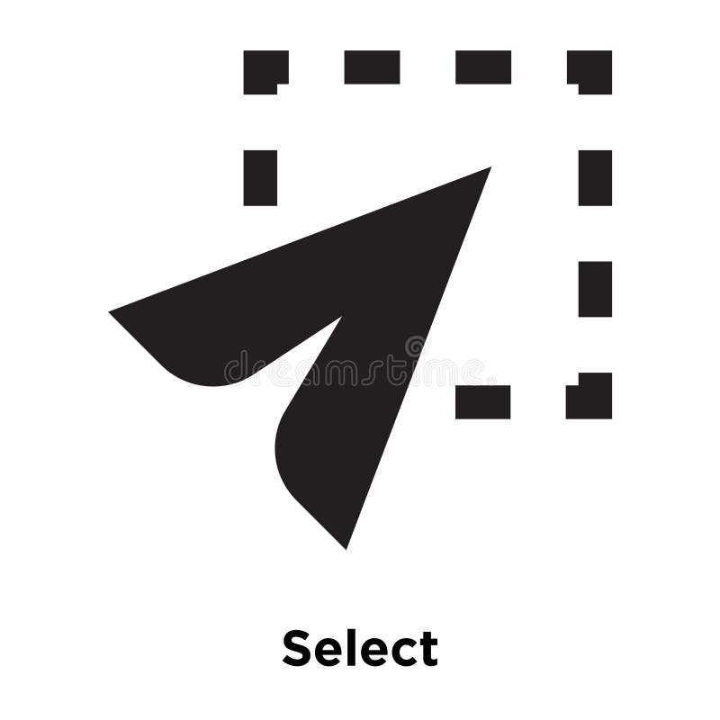 Select Concept Vector Linear Icon Isolated On Transparent Background ...