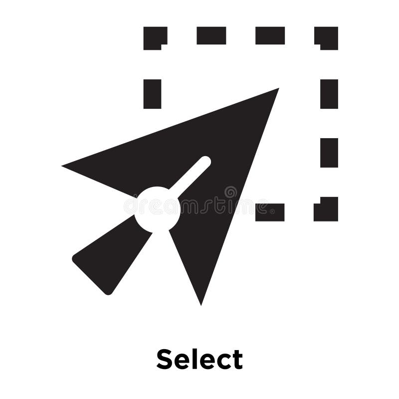 Select Icon Vector Isolated on White Background, Logo Concept of Stock ...
