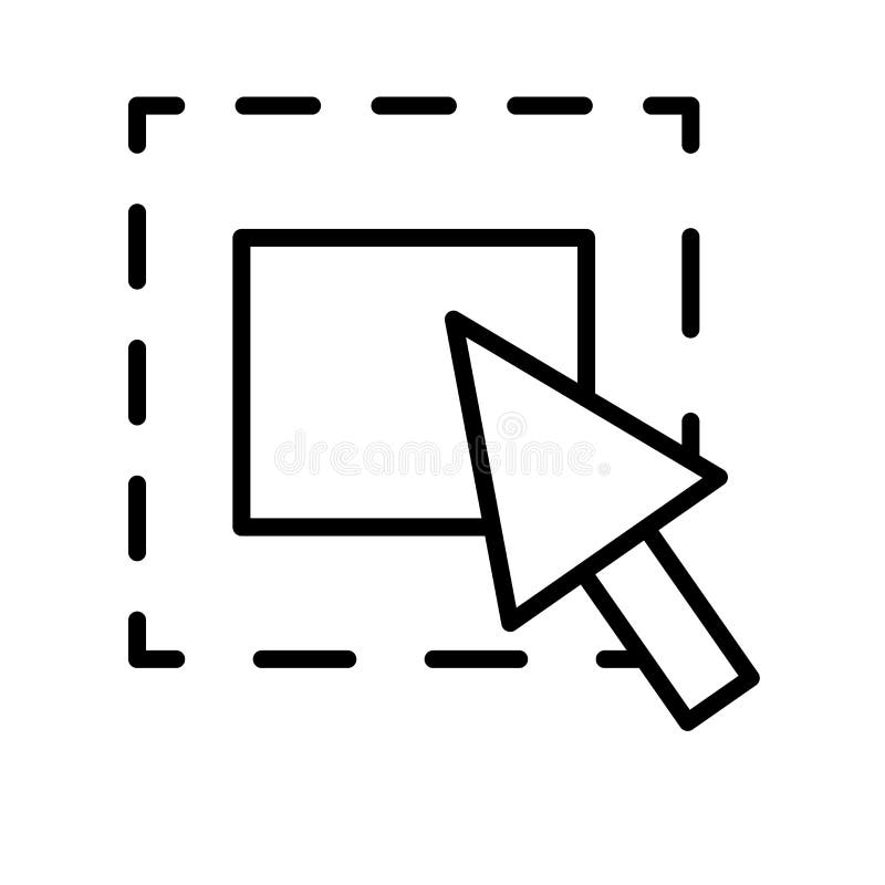 Select Icon Vector Isolated on White Background, Select Sign , Line or ...