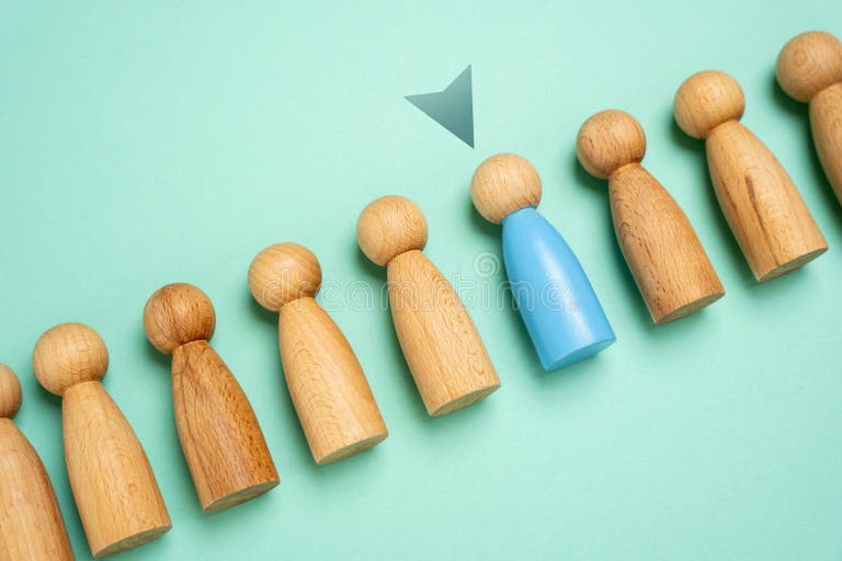 Select a Person from a Sample Group. Suitable Candidate. Hiring Stock ...