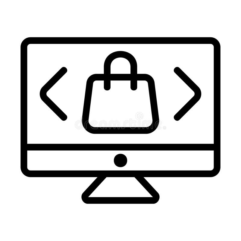 Select Product Icon in Line Style for Any Projects Stock Vector ...