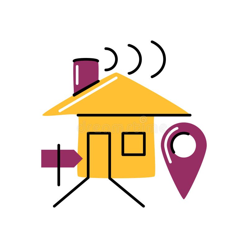 Select Region. Vector Icon in Bold Line Style Stock Vector ...