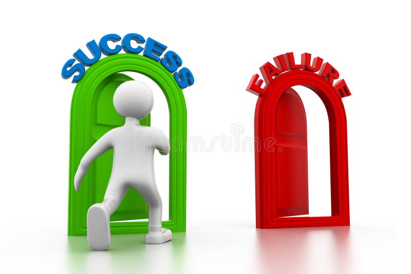 Select the right choice stock illustration. Illustration of future ...