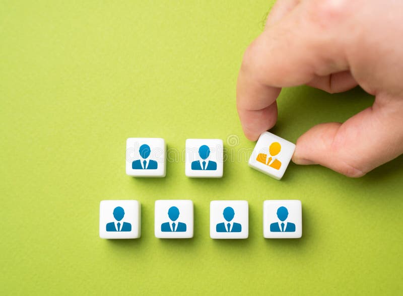 Select the Right Person from the Pool of Candidates. Stock Photo ...