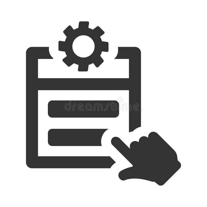 Select setting option Icon stock vector. Illustration of symbol - 330713251