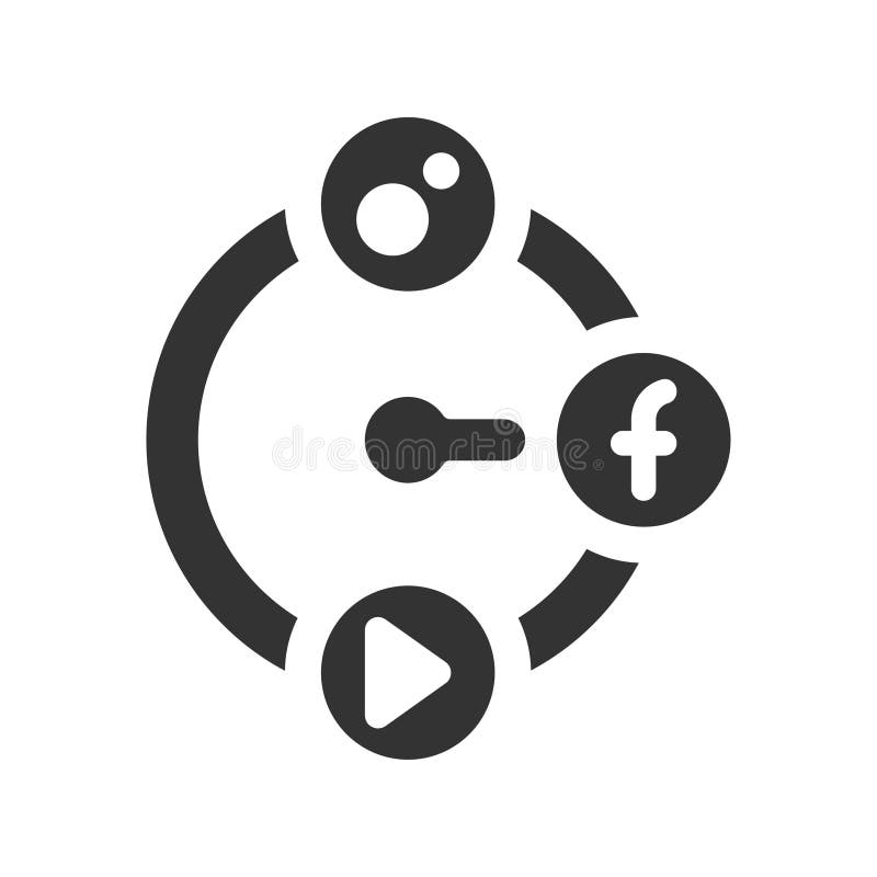 Select social media icon stock vector. Illustration of youtube - 278496650