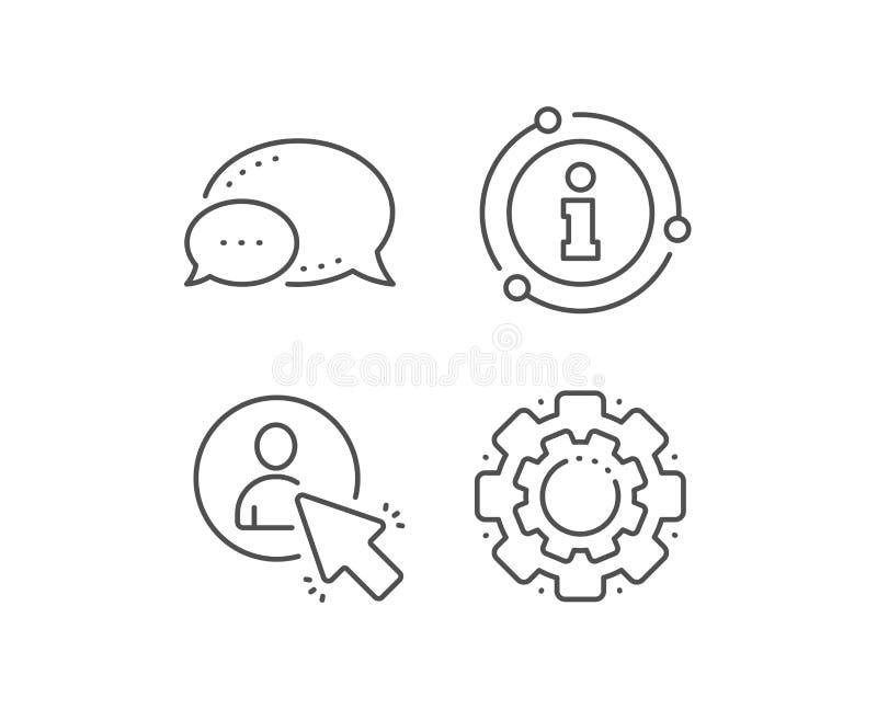 Select User Line Icon. Business Management Sign. Vector Stock Vector ...