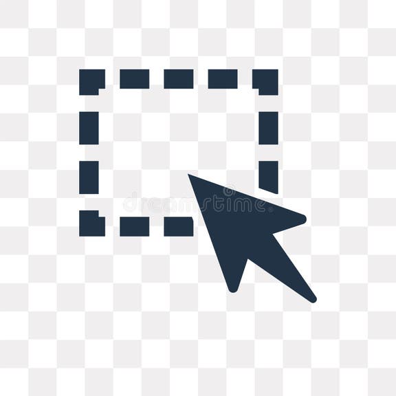 Select Vector Icon Isolated on Transparent Background, Select T Stock ...