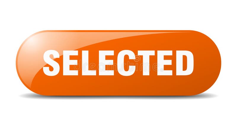 Selected Button. Selected Sign. Key. Push Button Stock Vector ...