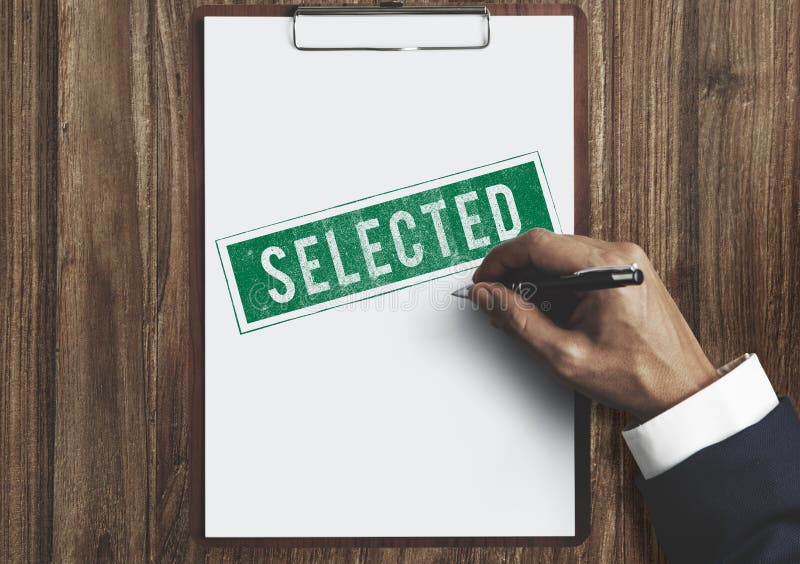 Selected Decision Result Selection Yes Status Concept Stock Image ...