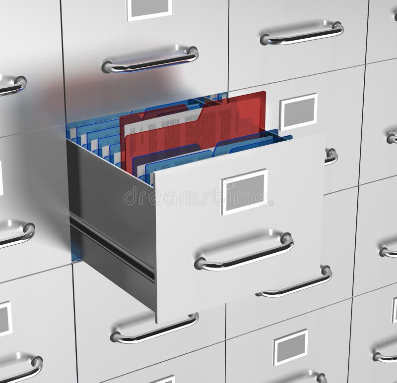 Documents Drawer Open Rendered Stock Illustrations – 89 Documents ...