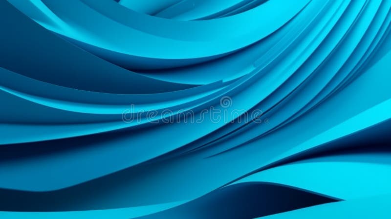 Selected Focused on Abstract Folded Paper Effect. Blue Pattern and ...