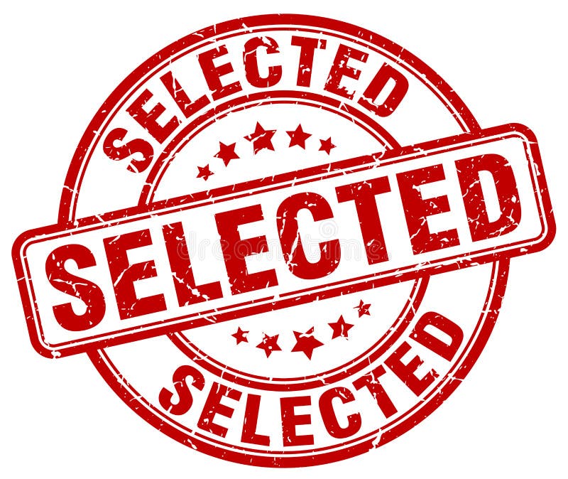 Selected rubber stamp stock vector. Illustration of heading - 98716947