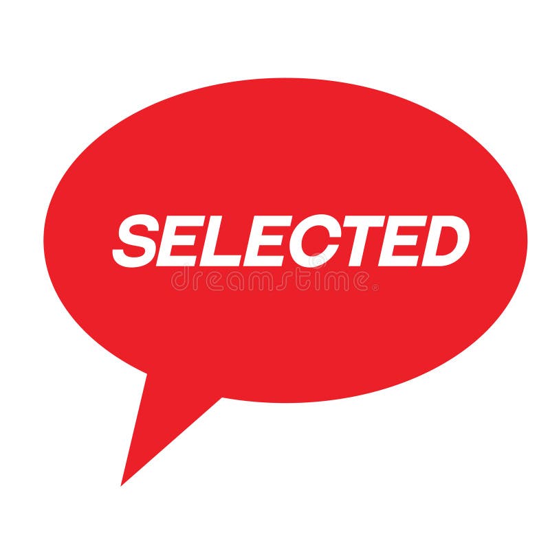 Selected rubber stamp stock vector. Illustration of decide - 125394384