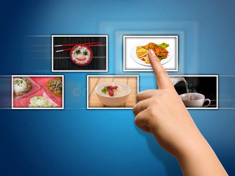 Selecting images stock photo. Image of broadcast, interface - 18617452