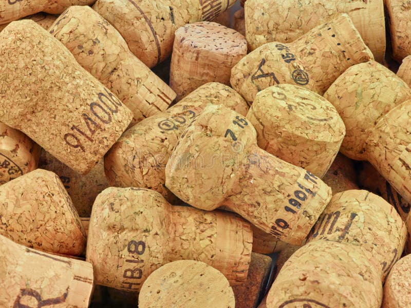 Wine and Champagne Corks Assorted Stock Image - Image of celebration ...