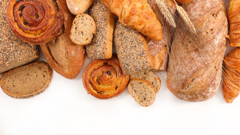Selection of bread stock image. Image of loaf, breakfast - 124562325