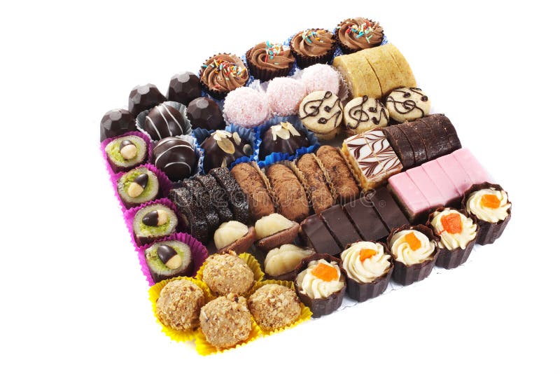 Selection of cakes stock photo. Image of coconut, scrumptious - 12263998