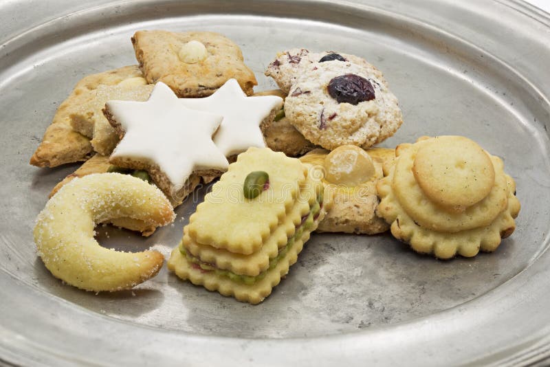 Selection of Christmas Cookies Stock Image - Image of self, detail ...