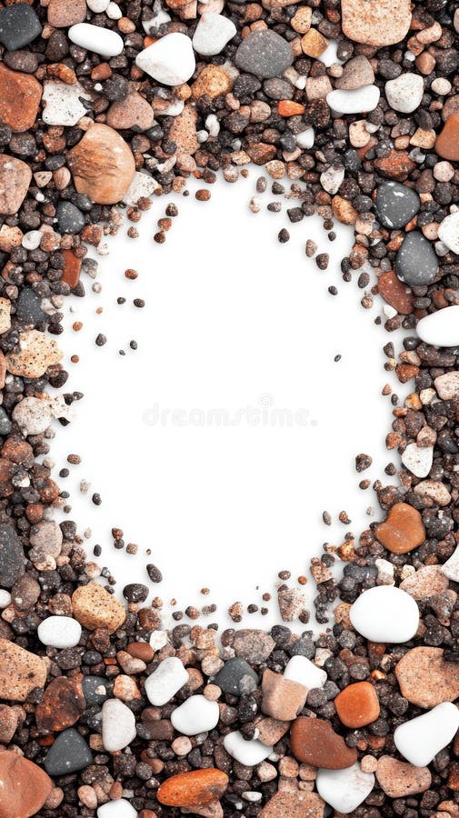 A Selection of Colorful Pebbles and Tiny Rocks Featuring Natural ...