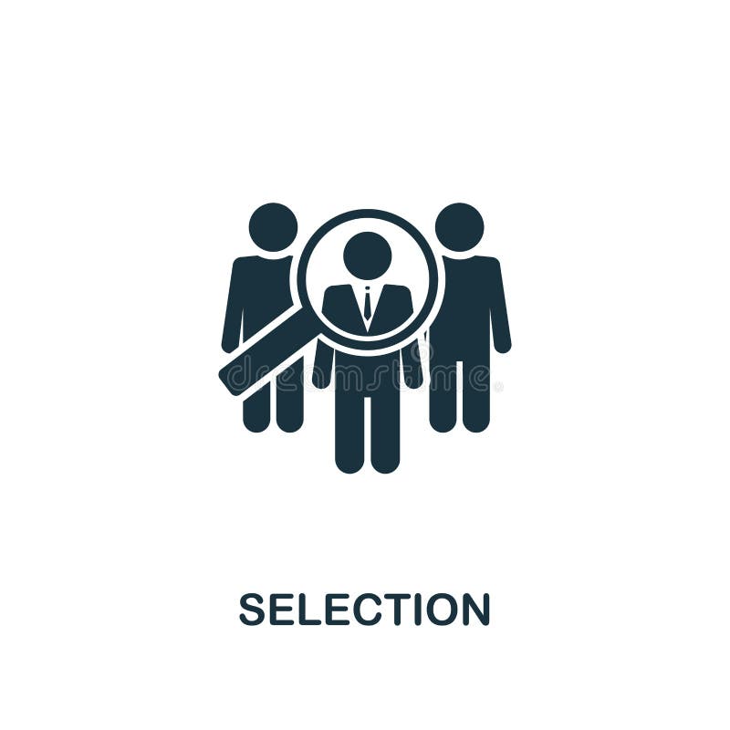 Selection Creative Icon. Simple Element Illustration. Selection Concept ...
