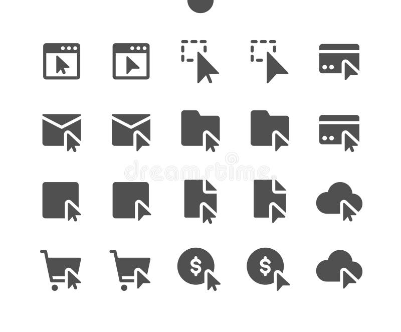 Document Icons 24x24 Pixel Stock Illustrations – 138 Document Icons ...