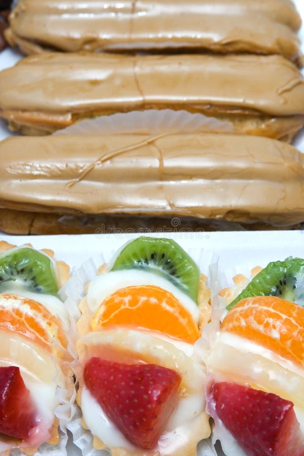 Selection of Delicious Cakes Stock Image - Image of cream, festive ...