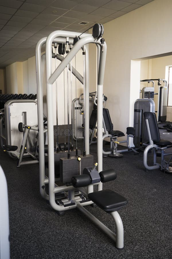 Selection Of Different Exercise Machines Stock Photo - Image of studio ...