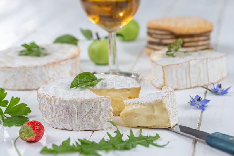 Selection of Different Types of Cheese. Tasty and Fresh Cheese, with ...