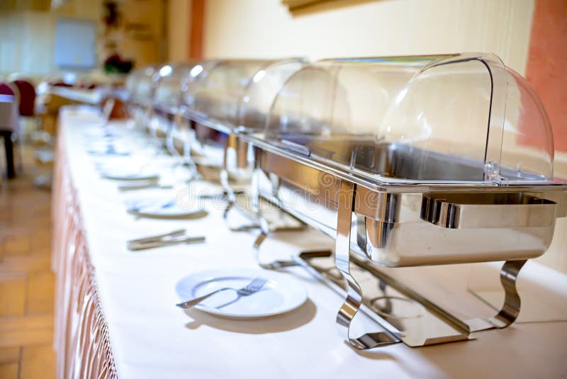 Selection of Dishes on a Buffet Stock Image - Image of buffet ...