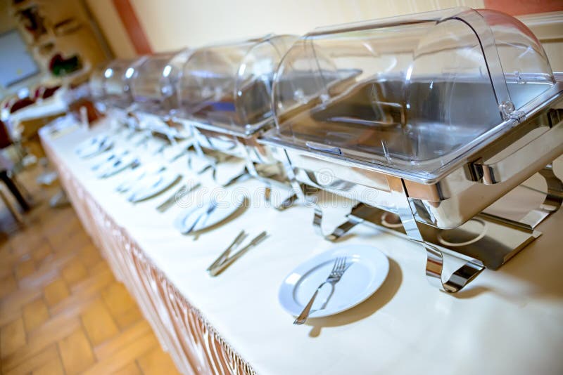 Selection of Dishes on a Buffet Stock Image - Image of meal, event ...