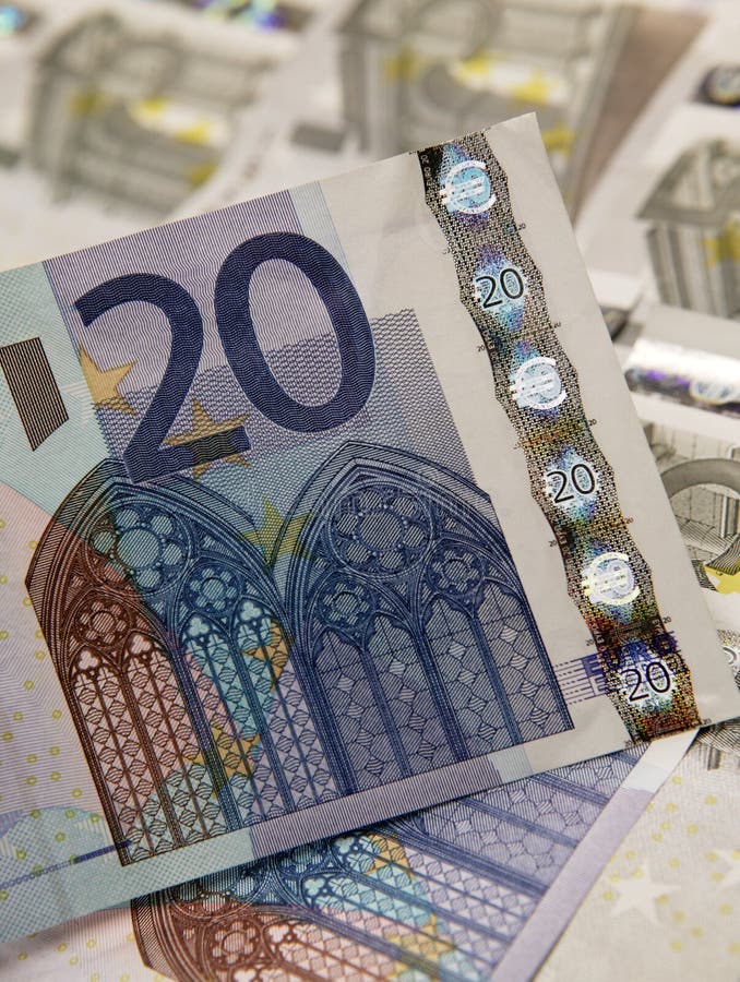 Selection of euro notes stock image. Image of currency - 79353925