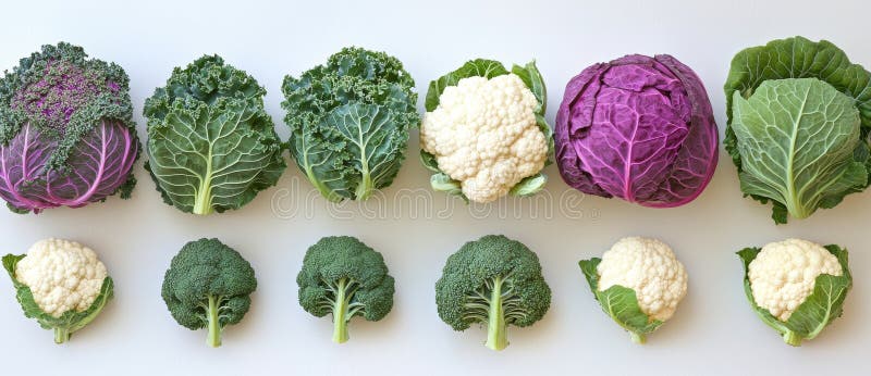 The Selection Features a Range of Fresh Vegetables Like Cabbages, Kale ...