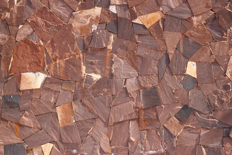 Selection of Flagstone Tile Outdoor Wall Decor Background Stock Photo ...