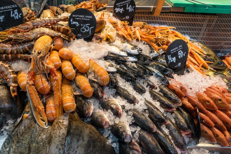 Fishmongers stock image. Image of sale, market, mackrel - 99313581