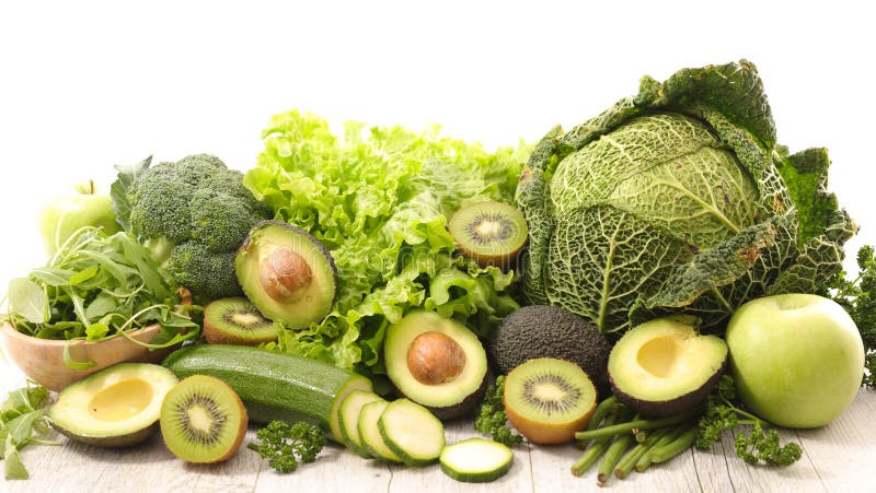 Green vegetable assortment stock photo. Image of vegetable - 128244914