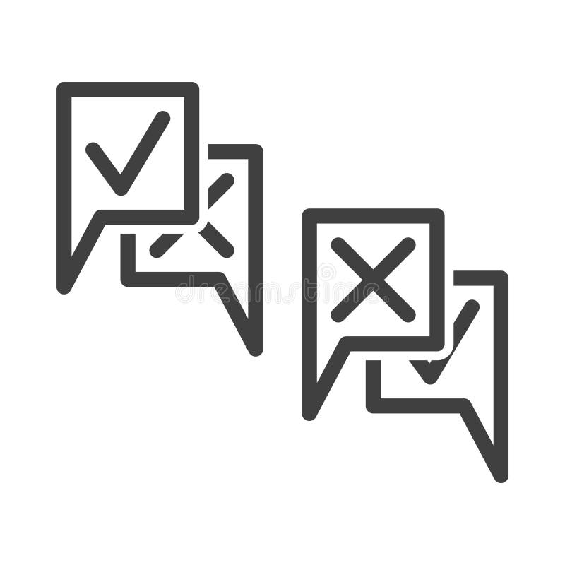 Icons Yes No Highlight Stock Illustrations – 15 Icons Yes No Highlight ...