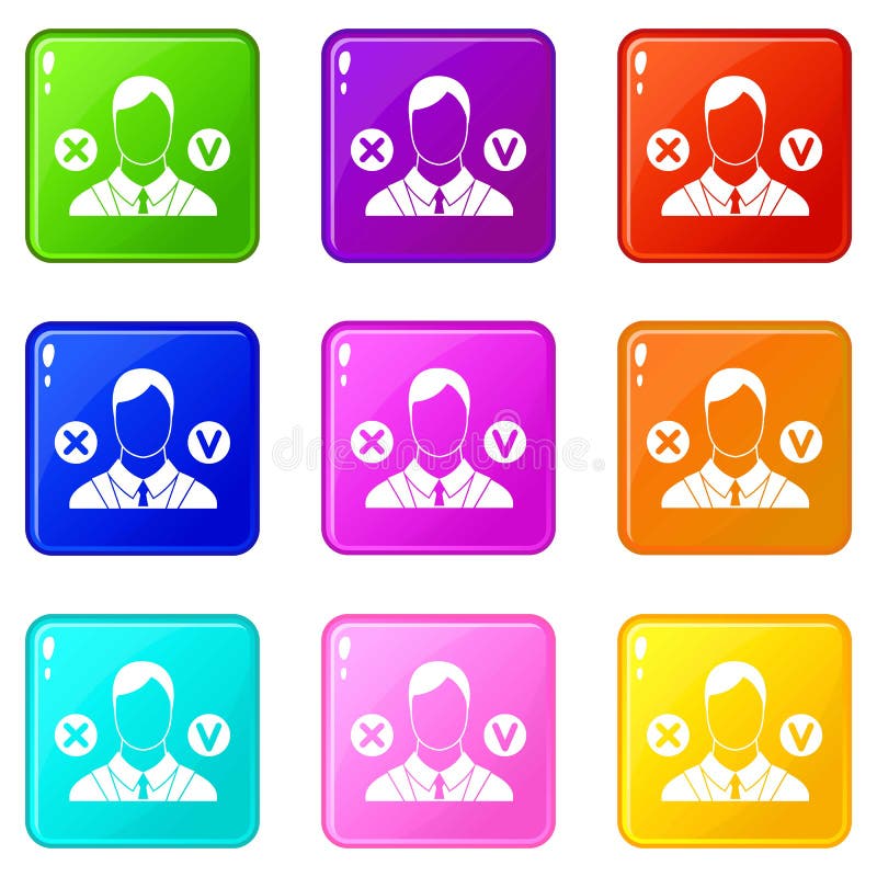 Sign Selection Tick In Circle Icon, Flat Style Stock Vector ...