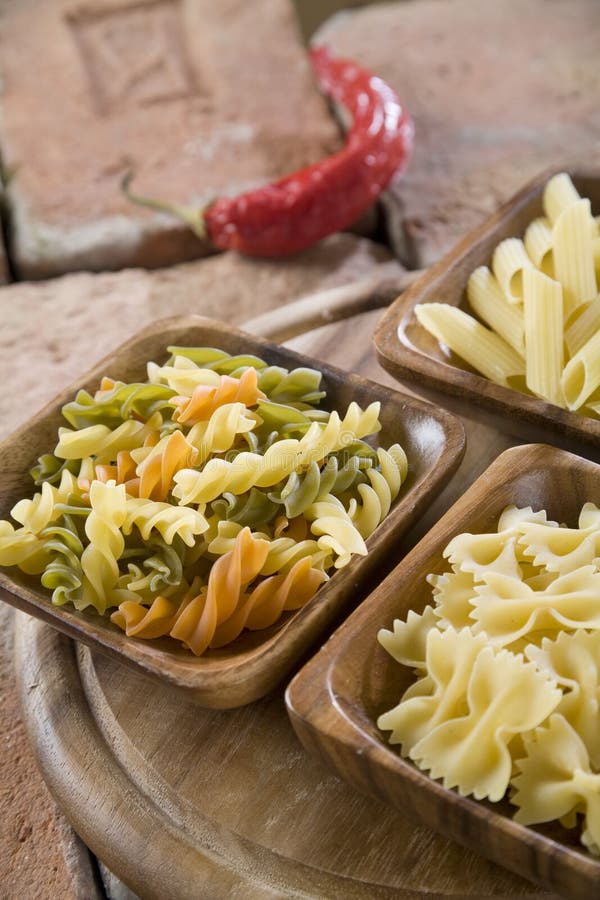 Selection of Italian Pasta stock photo. Image of eating - 6581778