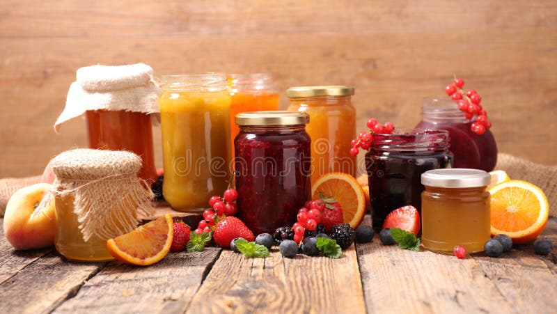 Jam stock image. Image of season, calorie, taste, summer - 1450349