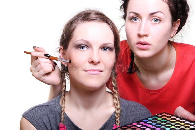 Selection of Make-up Stylist Stock Image - Image of beautician, fancy ...