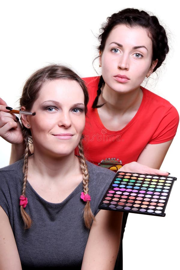 Selection of Make-up Stylist Stock Photo - Image of colours, beautician ...
