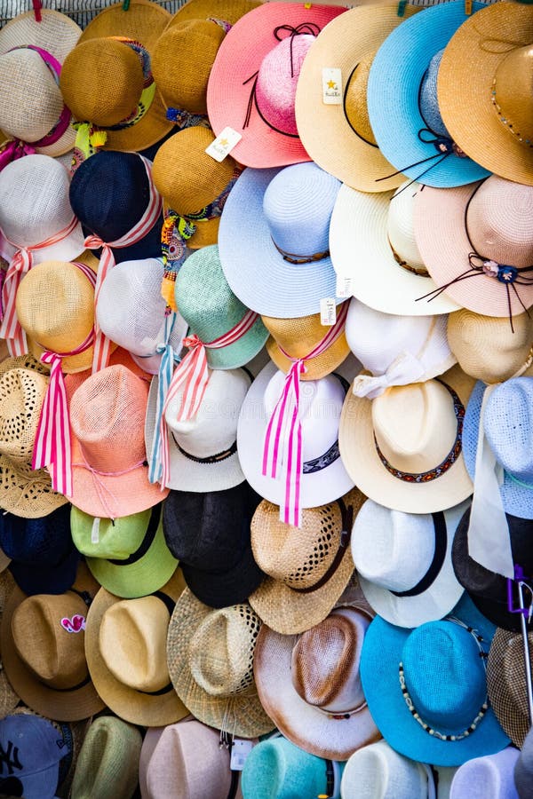 Hats stock image. Image of coloured, multi, selection - 122705387