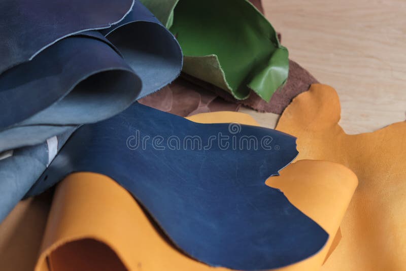 Selection Premium Natural Leather Specimens Underlining Significance ...