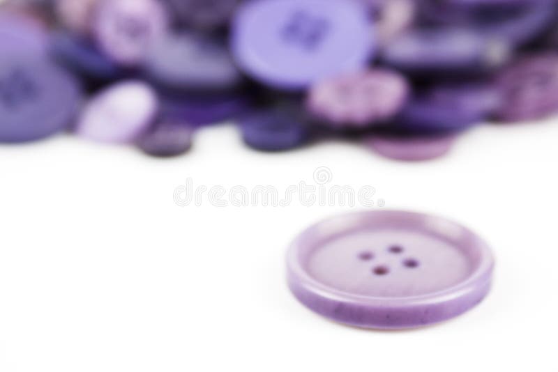 Selection Selection of Various Purple Buttons Stock Photo - Image of ...