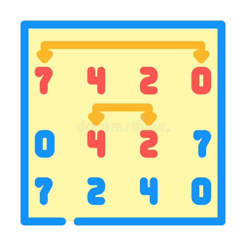Selection Sort Algorithm Color Icon Vector Illustration Stock Vector ... Selection Sort Algorithm Color Icon Vector Illustration Stock Vector ...