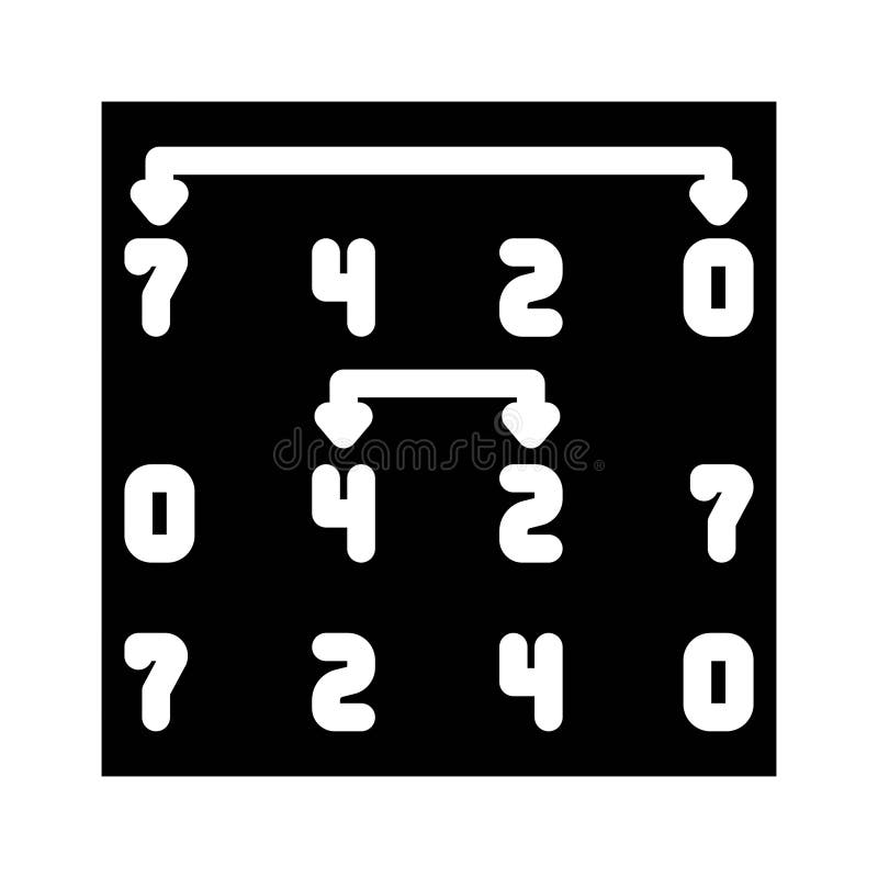Selection Sort Algorithm Glyph Icon Vector Illustration Stock Vector ... Selection Sort Algorithm Glyph Icon Vector Illustration Stock Vector ...