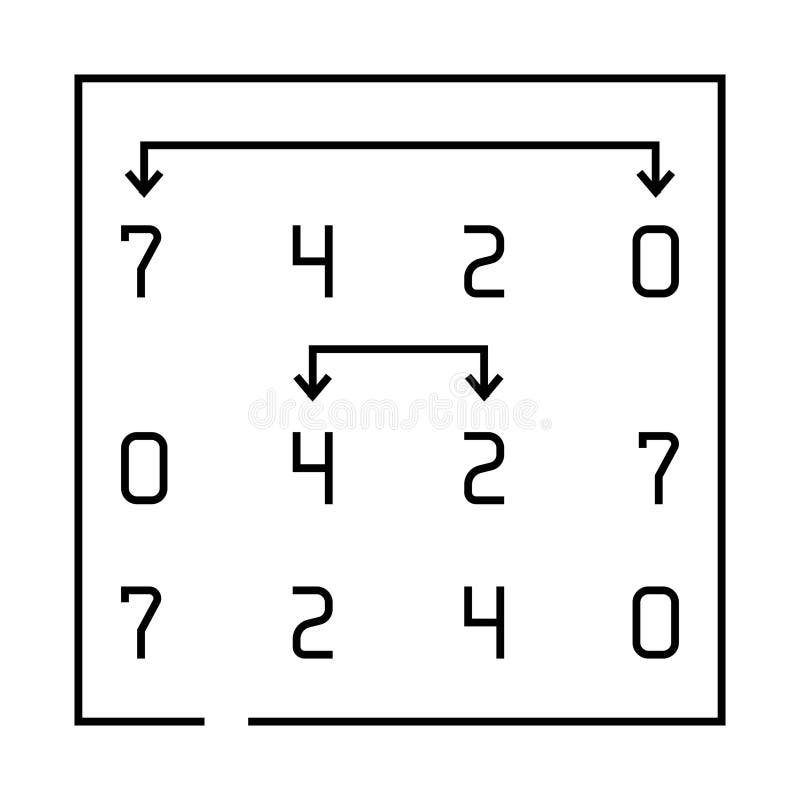 Selection Sort Algorithm Line Icon Vector Illustration Stock Vector ... Selection Sort Algorithm Line Icon Vector Illustration Stock Vector ...