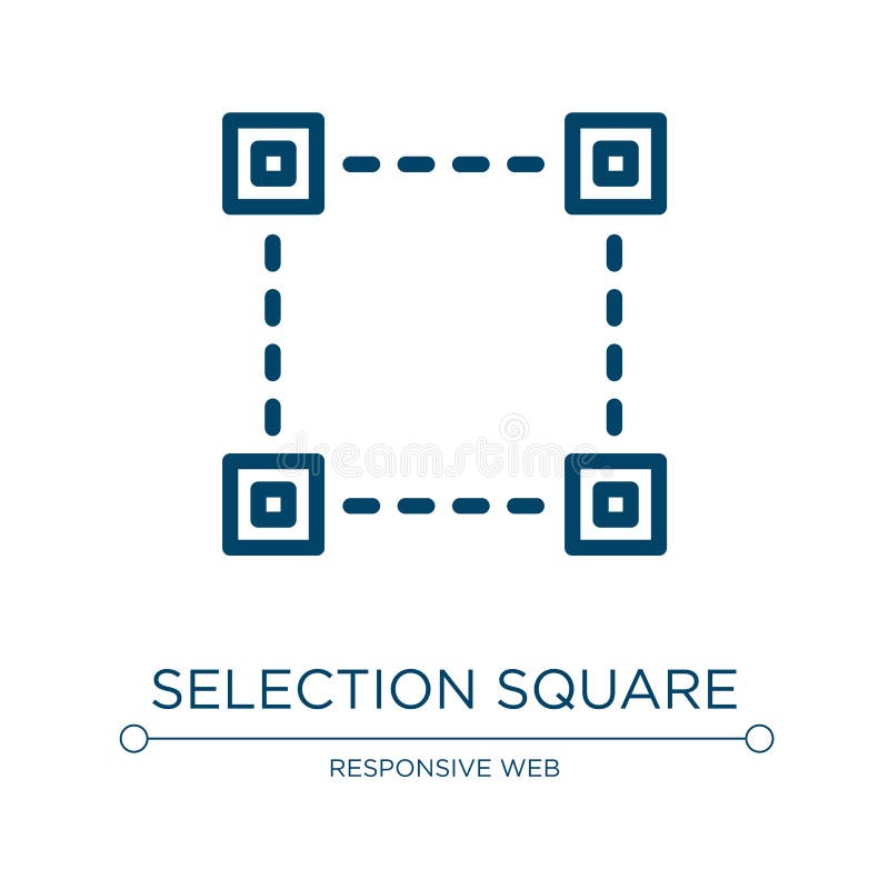 Selection Square, Photoshop Tool Vector Icon Stock Vector ... Selection Square, Photoshop Tool Vector Icon Stock Vector ...
