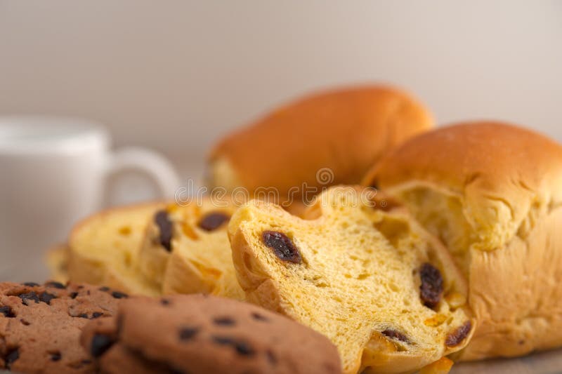 Selection of Sweet Bread and Cookies Stock Image - Image of homemade ...